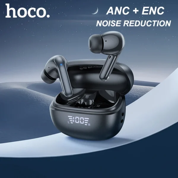 HOCO EQ5 ANC+ENC Earbuds | Bluetooth 5.3 Headphones
